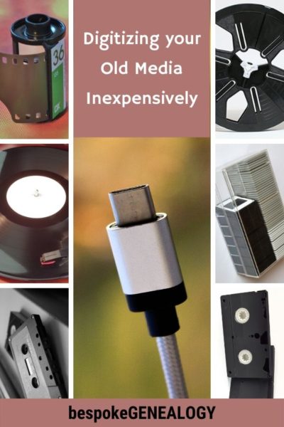 How to Digitize Old Media Yourself - Bespoke Genealogy