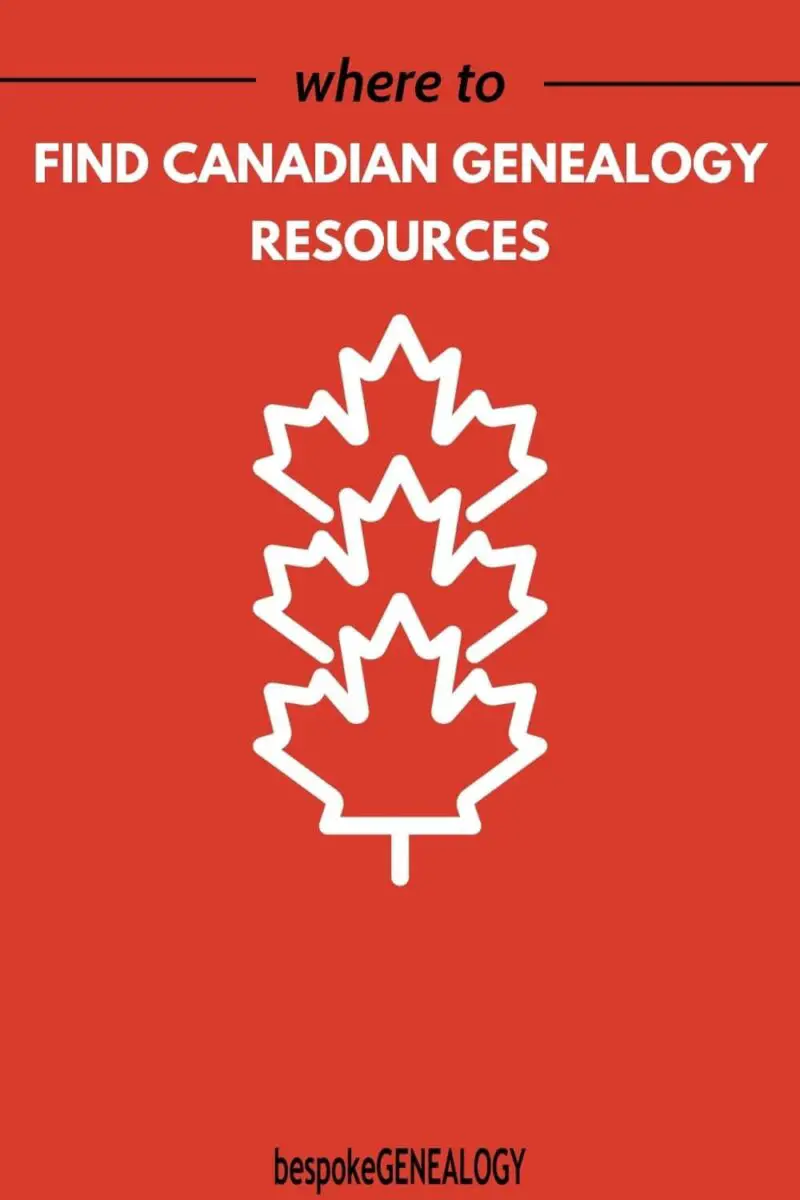 Where to Find Online Canadian Genealogy Records - Bespoke Genealogy