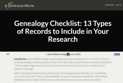The Complete Family History Guide - Bespoke Genealogy