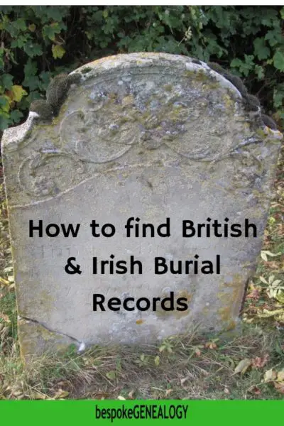 Where to find British and Irish Burial Records - Bespoke Genealogy
