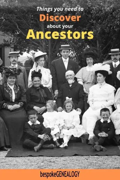 Family Tree Facts you need for every Ancestor - Bespoke Genealogy